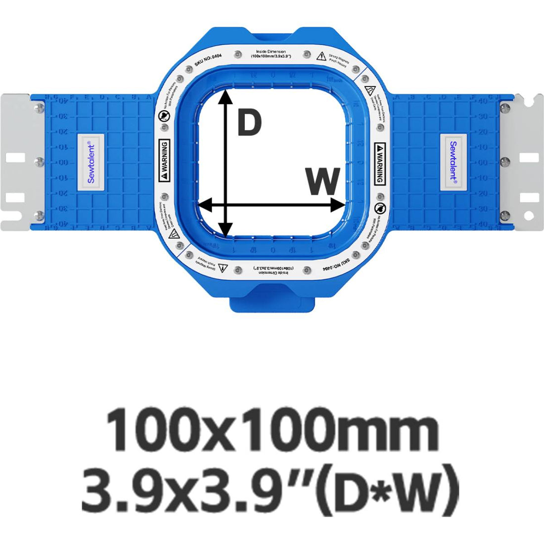 Sewtalent Magnetic Hoop 3.9″ × 3.9″ (100 × 100 mm) for Britex ...